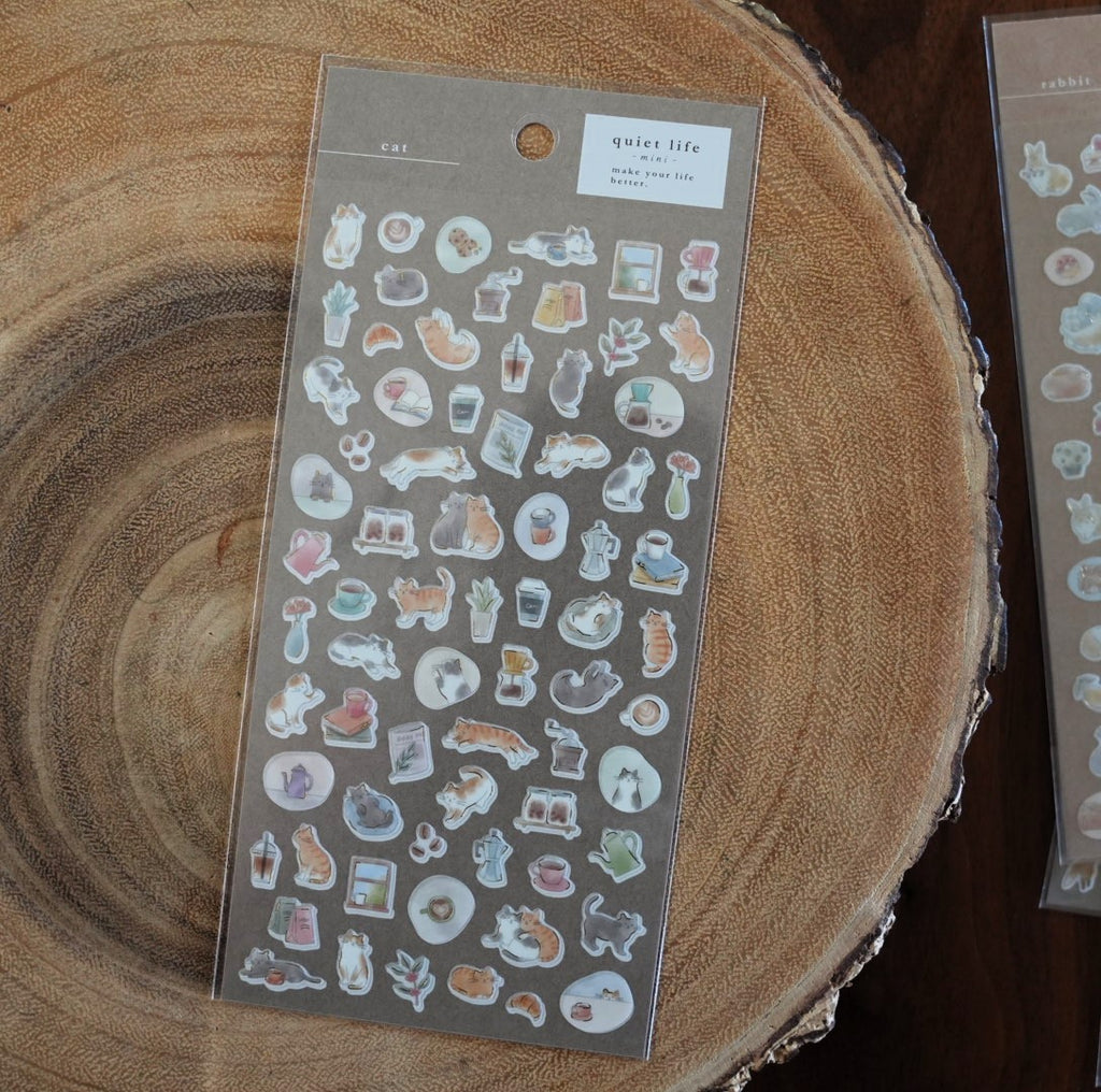 Mind Wave Sticker, Quiet Life Mini | 寧日迷你系列貼紙 – a blank note