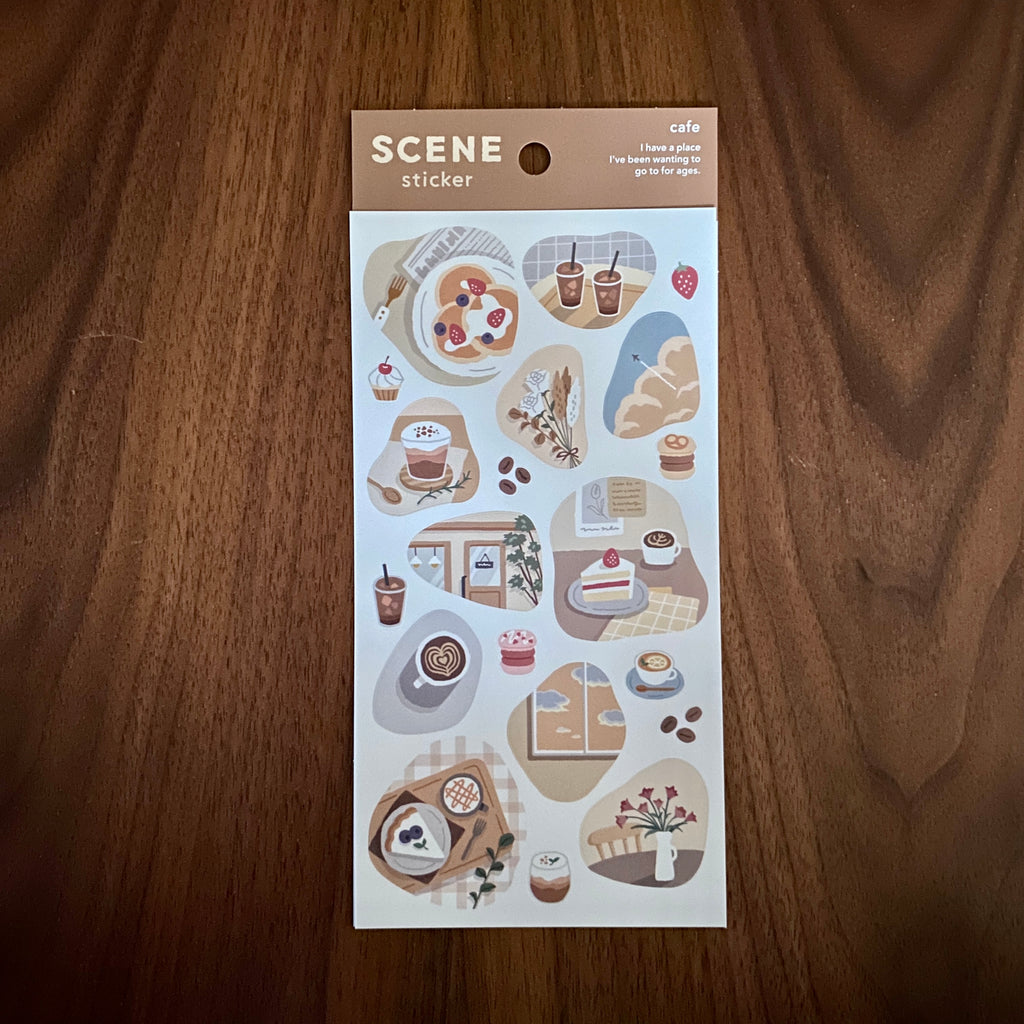 Mind Wave Sticker, Scene | 景系列貼紙 – a blank note