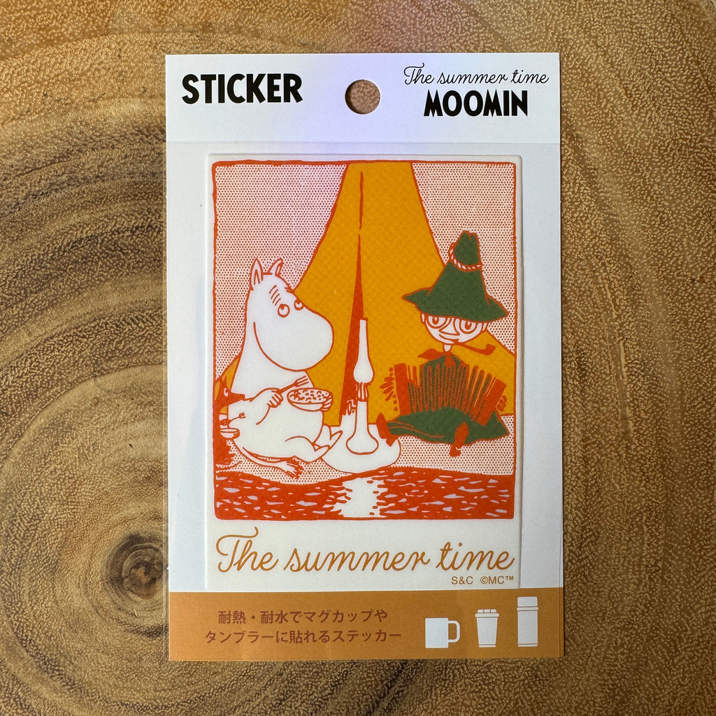 Moomin Sticker, The Summer Time, Square | 姆明貼紙 – a blank note