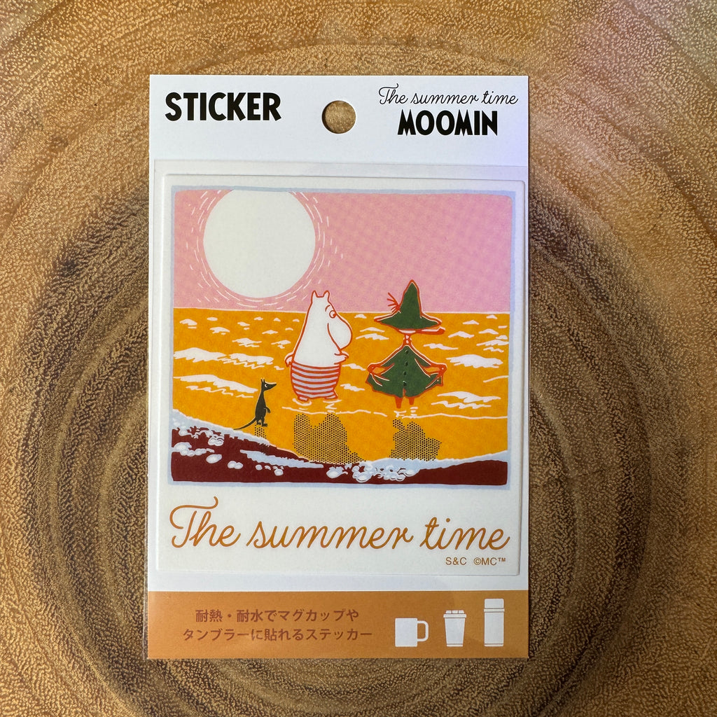 Moomin Sticker, The Summer Time, Square | 姆明貼紙 – a blank note