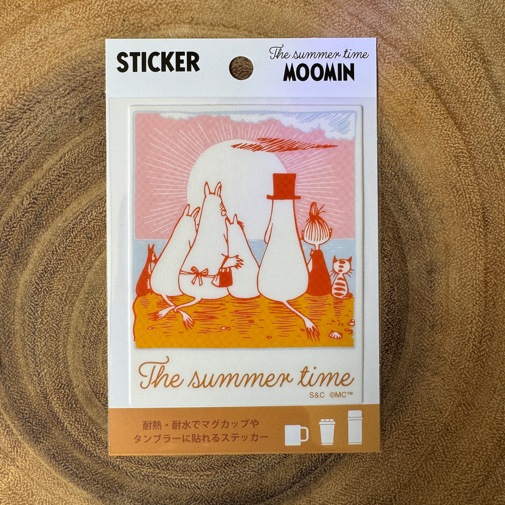 Moomin Sticker, The Summer Time, Square | 姆明貼紙 – a blank note