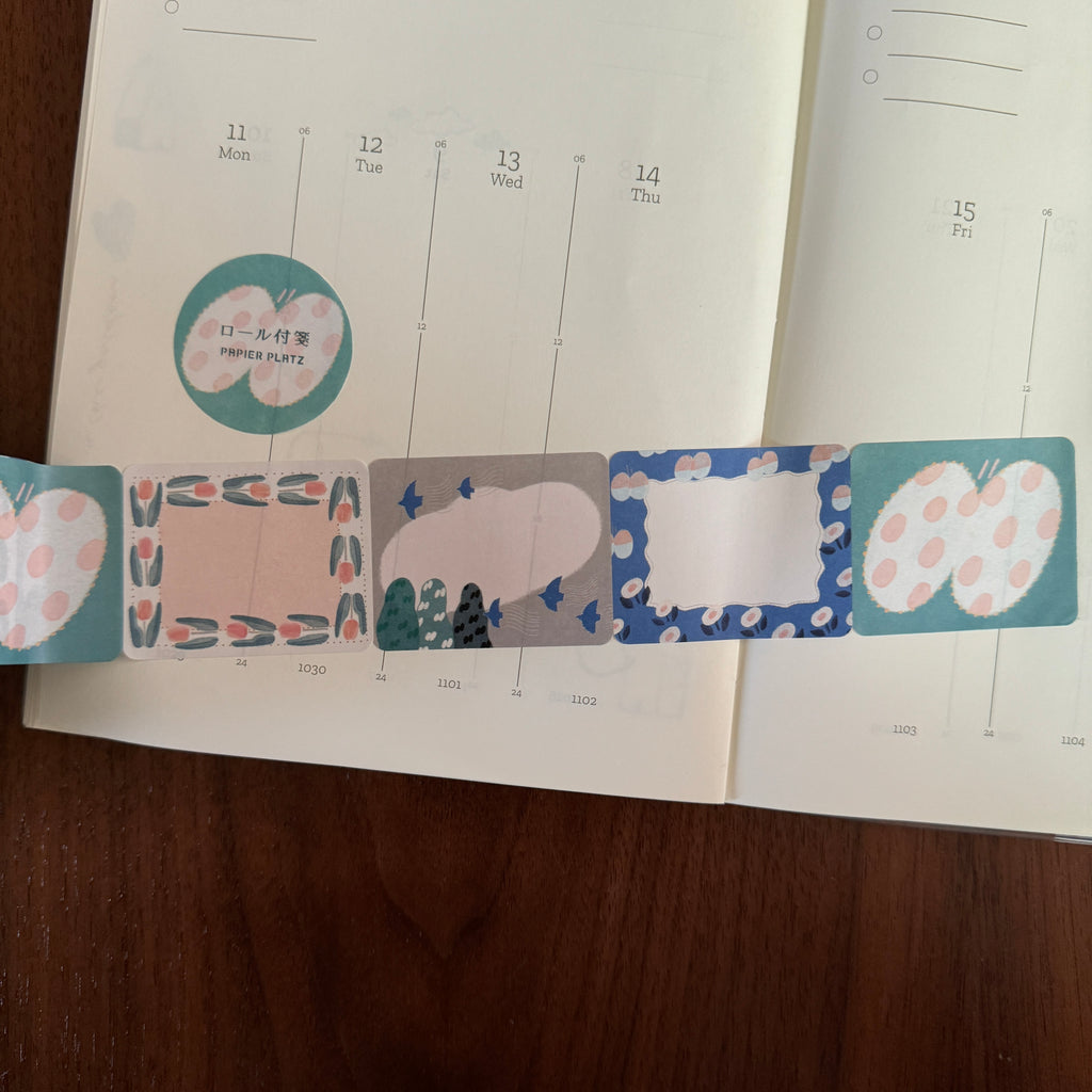 PAPIER PLATZ Sticker Roll, Emi Nakano | Emi Nakano捲式便條貼紙 – a blank note