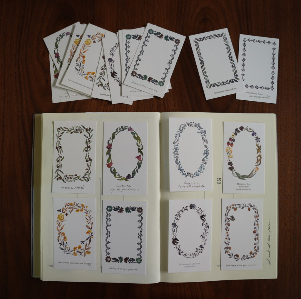 Pion Note Cards, Frame | Pion便籤卡 – a blank note