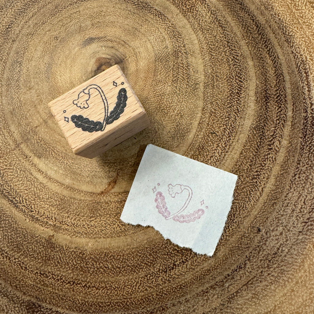 Ivy Snow Stamp, Flower | 森空印章 – a blank note