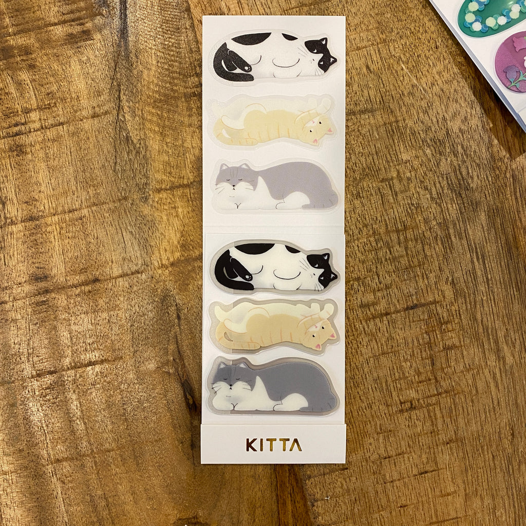 King Jim KITTA Clear Sticker | 錦宮 KITTA透明標籤貼紙 – a blank note