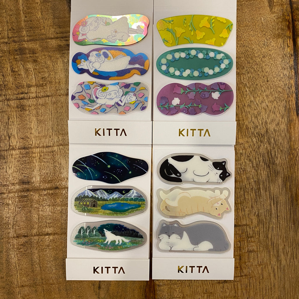 King Jim KITTA Clear Sticker | 錦宮 KITTA透明標籤貼紙 – a blank note