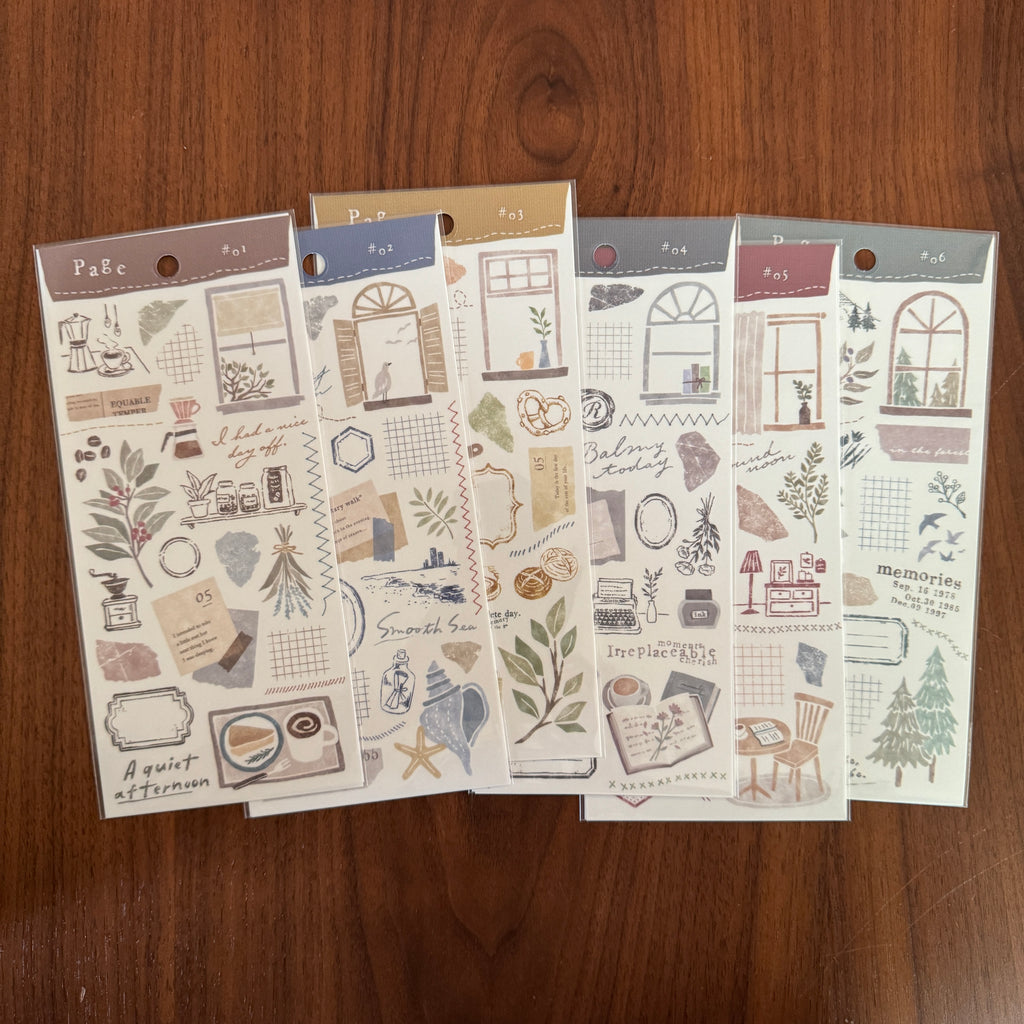 Mind Wave Sticker, Page | 系列貼紙 – a blank note