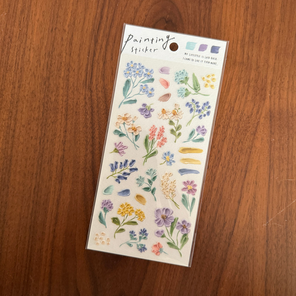 Mind Wave Sticker, Painting | 系列貼紙 – a blank note