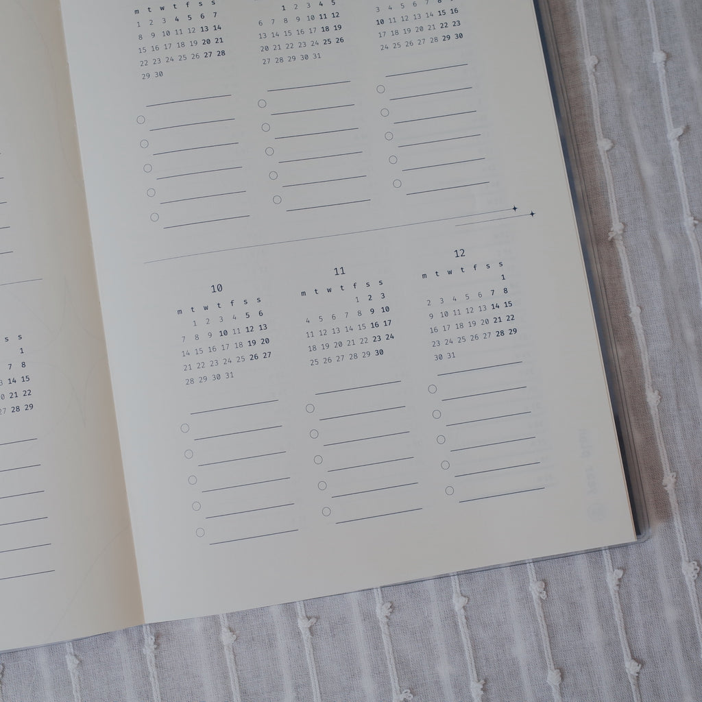 Thinking of You 2024 Planner, Frolic | 2024 寄思手帳 – a blank note