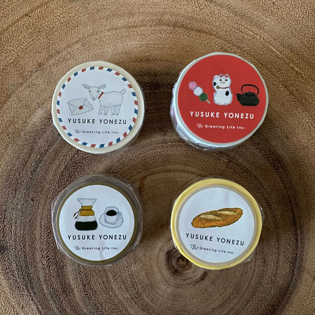 Yusuke Yonezu Washi Tape | 米津祐介和紙膠帶 – a blank note